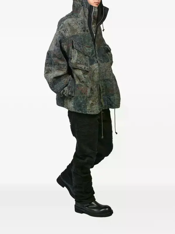 Matthew Williamson Boro Patchwork Military Jacket