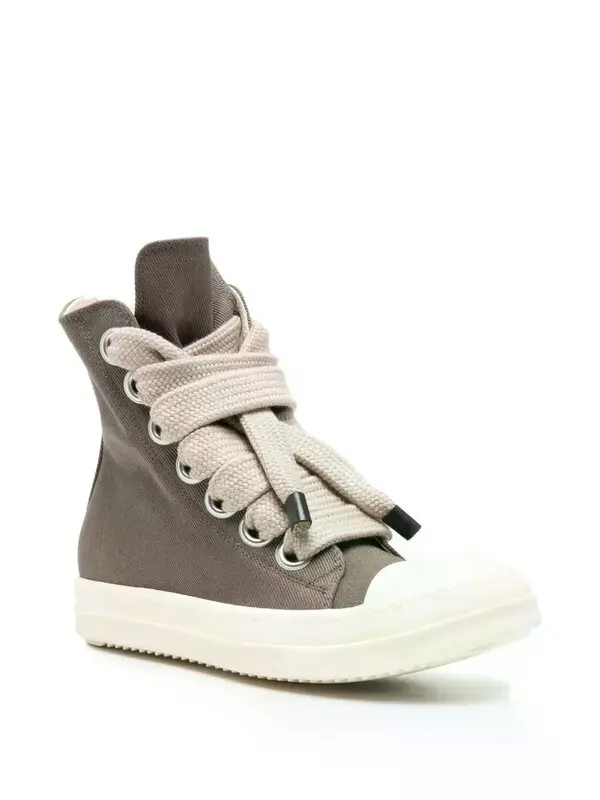 Rick Owens Jumbo-lace Side-zip Sneakers