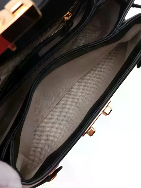 Gucci 2000-2015 Small Gg Debossed Calfskin Top Handle Bag Satchel