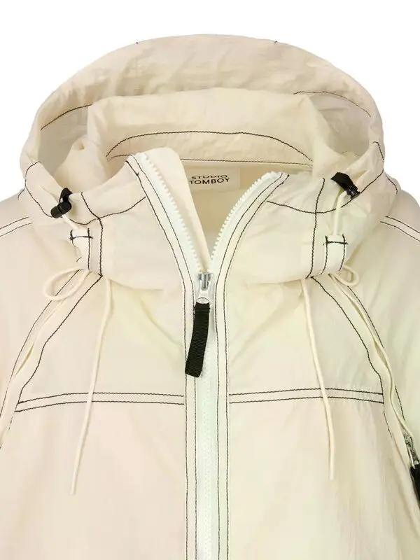 STUDIO TOMBOY Stitch-detail Hooded Jacket