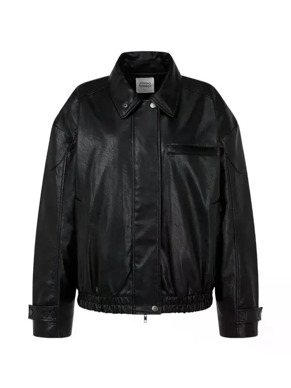 STUDIO TOMBOY Panelled Bomber Jacket - Black