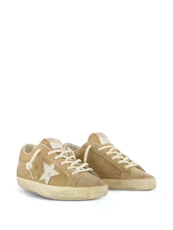 GOLDEN GOOSE Super Star Crystal-embellished Suede Sneakers