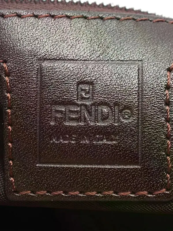 Fendi 2000-2010 Zucca Canvas Shoulder Bag