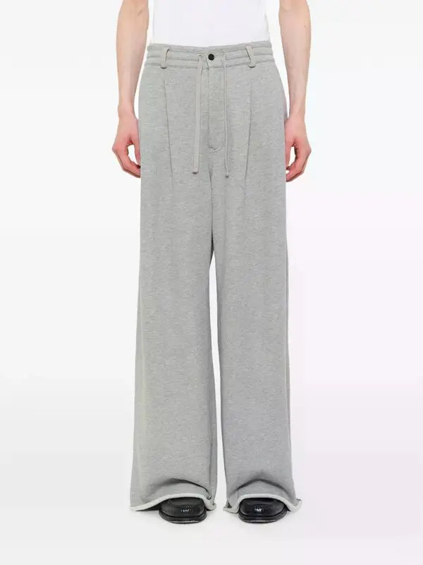 Noir Kei Ninomiya Pleated Pile-knit Trousers