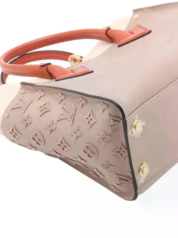LOUIS VUITTON 2021-2026 Monogram On My Side Mm Satchel - Neutrals