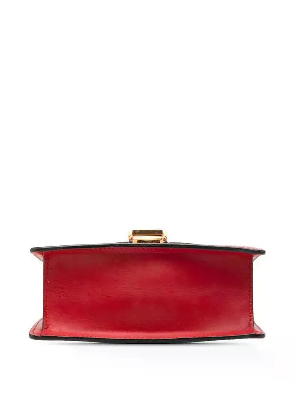 Gucci 2000-2015 Mini Calfskin Web Sylvie Chain Satchel