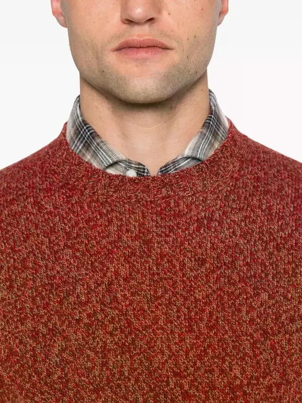 FILIPPO DE LAURENTIIS Mélange Crew-neck Sweater