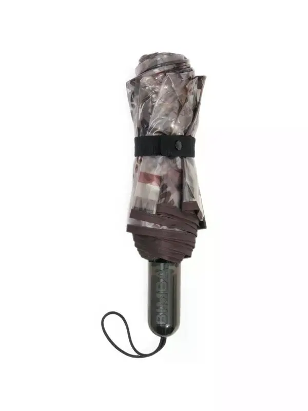 Bimba Y Lola Smoked Plaid Patterned Umbrella