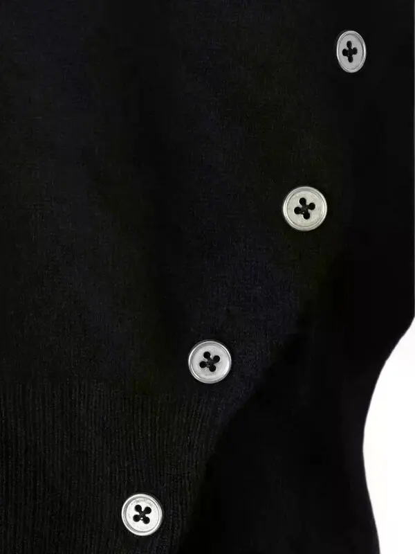 CARRER Button-detail Crew-neck Sweater