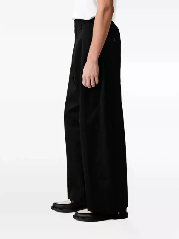 WILLY CHAVARRIA Wide-leg Pleated Trousers