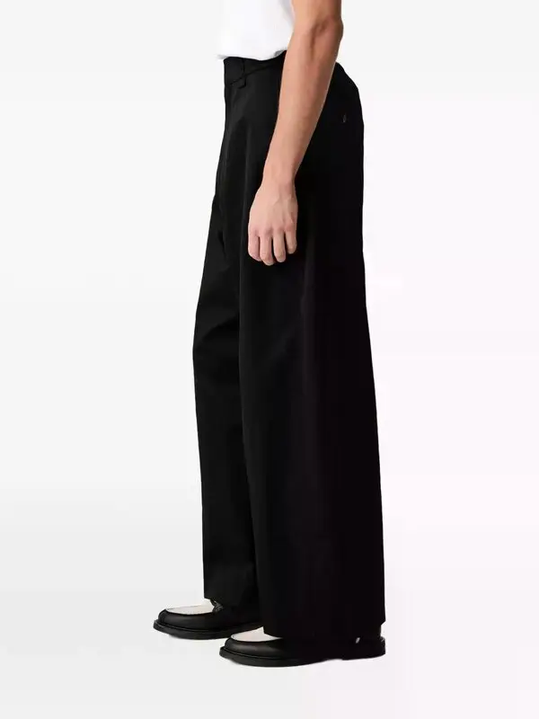 WILLY CHAVARRIA Wide-leg Pleated Trousers