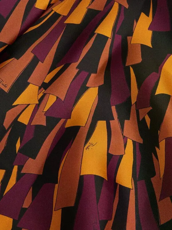 Emilio Pucci Baiadera Print Triangle Scarf