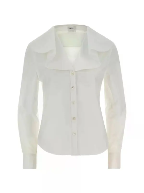 Alexander McQueen Ruffled-collar Long-sleeve Shirt