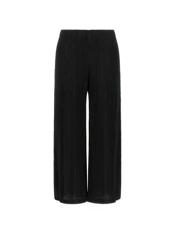 Issey Miyake Hatching Bottoms Pleated Trousers