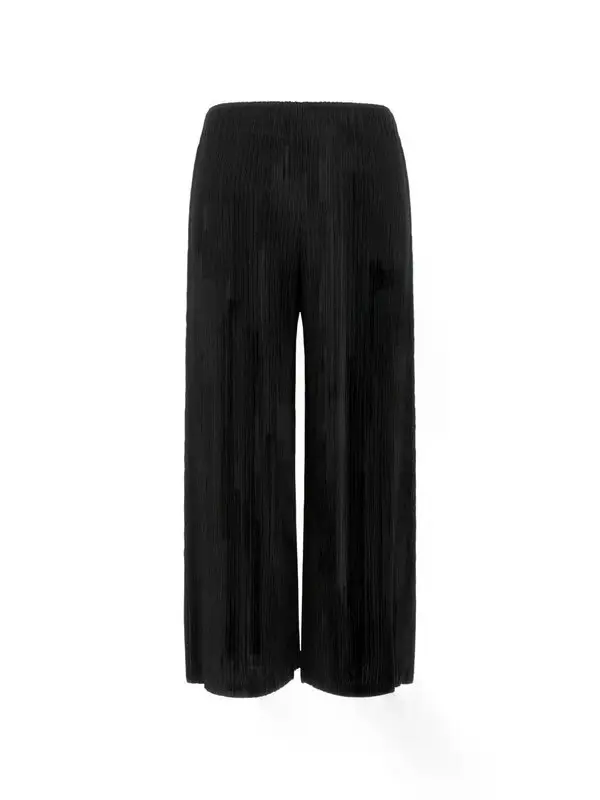 Issey Miyake Hatching Bottoms Pleated Trousers