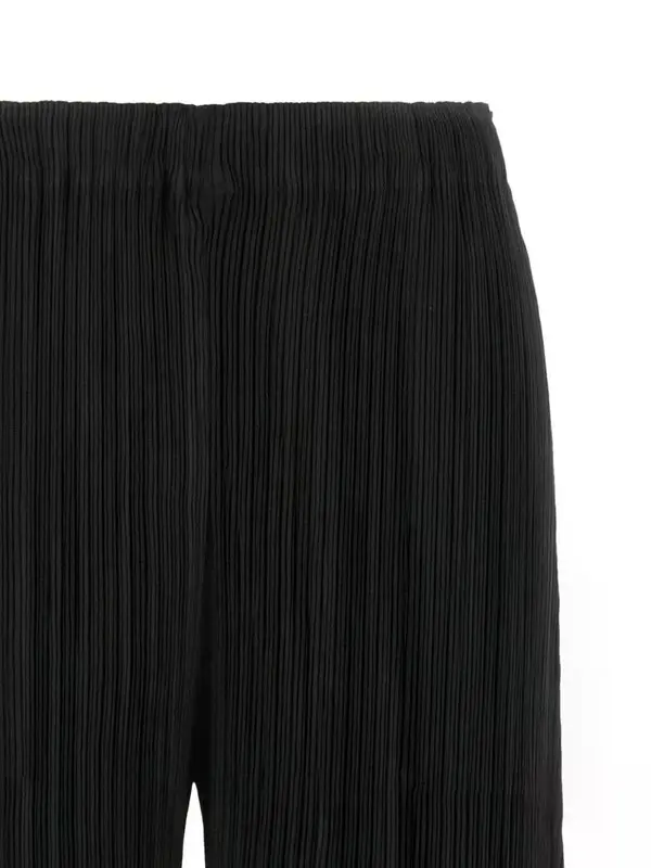 Issey Miyake Hatching Bottoms Pleated Trousers