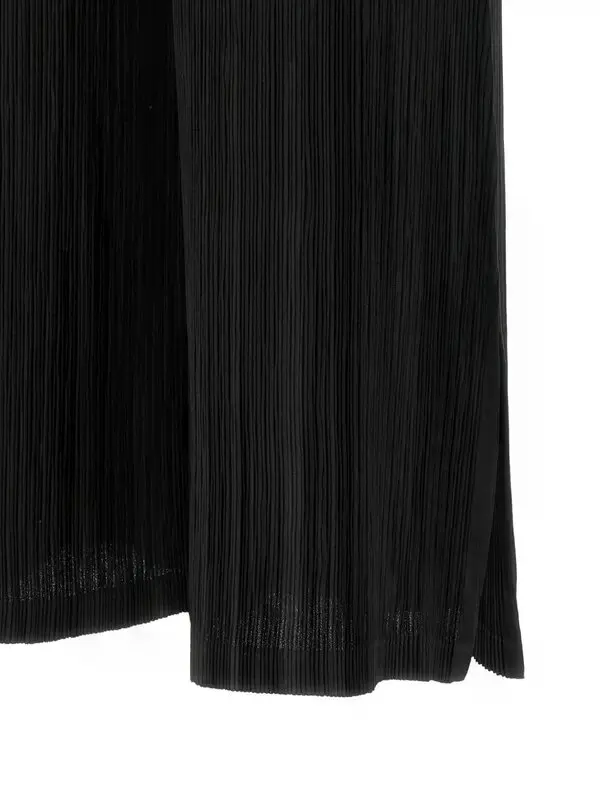 Issey Miyake Hatching Bottoms Pleated Trousers