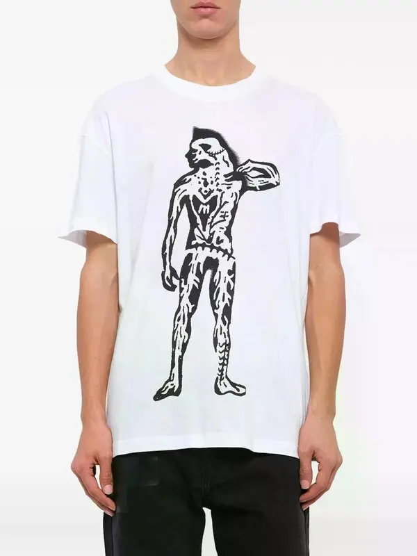 Alexander McQueen Graphic-print Short-sleeve T-shirt - White