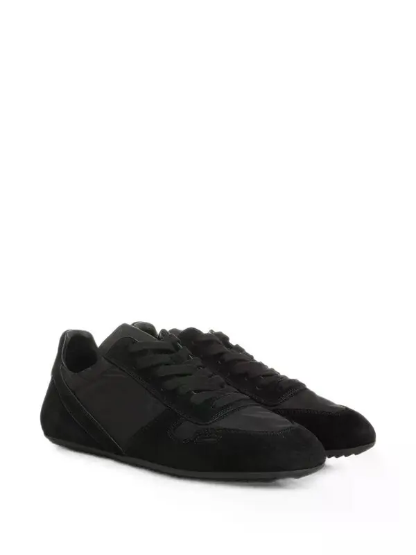 Rick Owens Minimal Suede-trim Sneakers