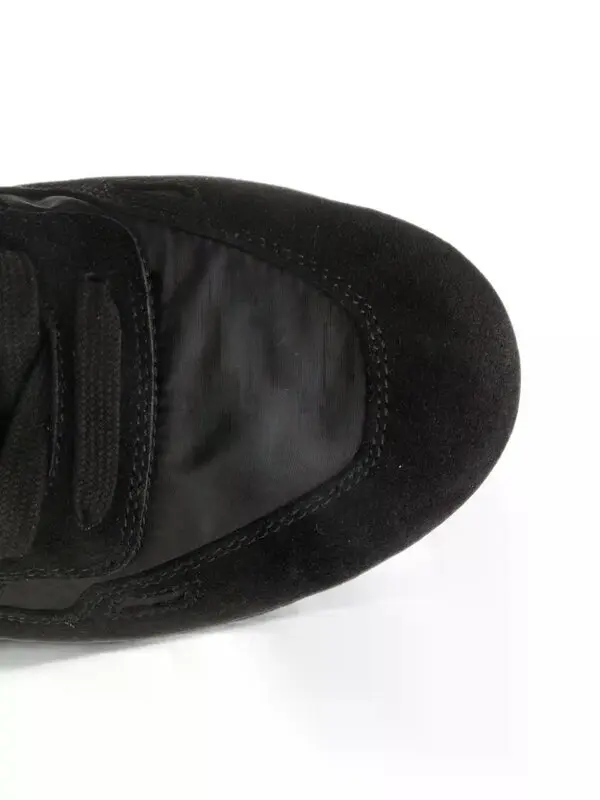 Rick Owens Minimal Suede-trim Sneakers