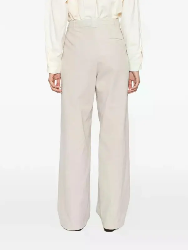 AIN AMOR Pleated Wide-leg Trousers