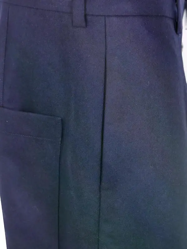Sofie D'hoore Pressed-crease Wool Shorts