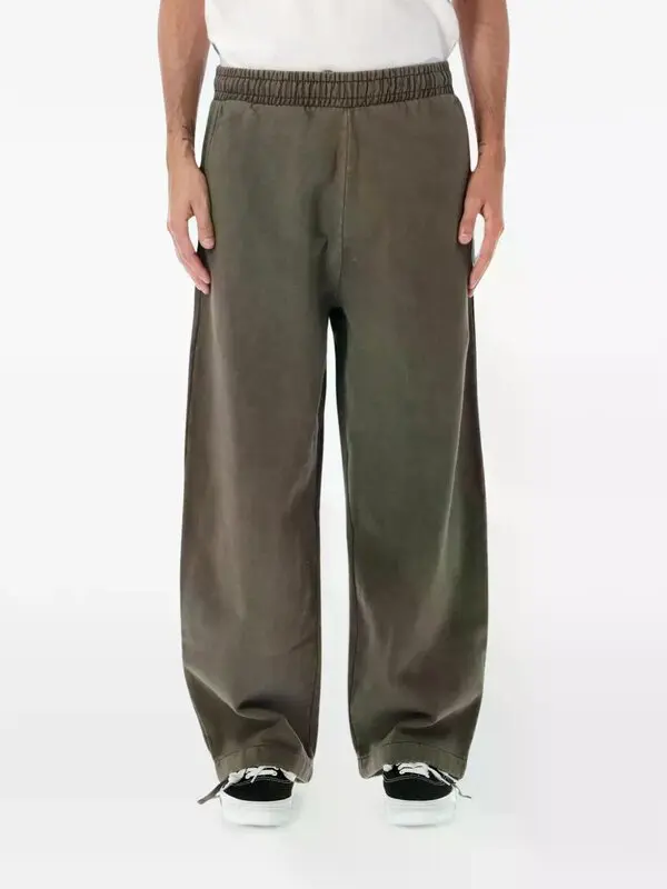 Obey Logo-print Track Pants - Green
