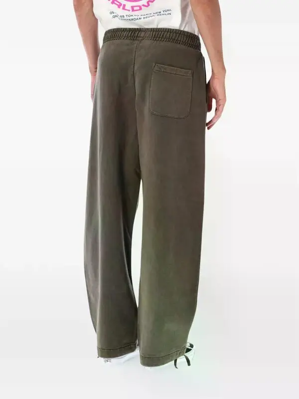 Obey Logo-print Track Pants - Green