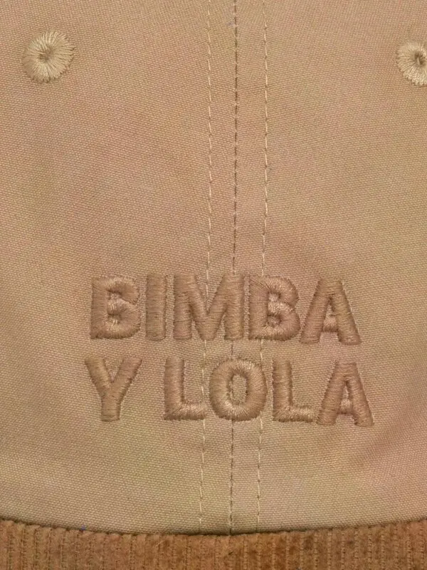 Bimba Y Lola Camel Cotton Corduroy Cap