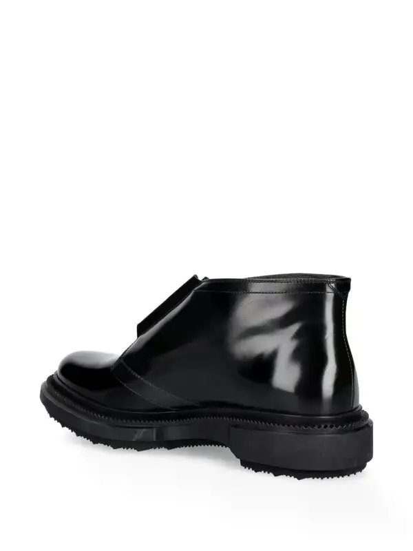 ADIEU PARIS Type 221 Zip-front Leather Ankle Boots