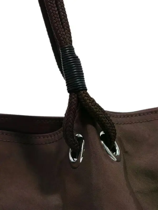 Bimba Y Lola Mocha Nylon Maxi Shopper Bag