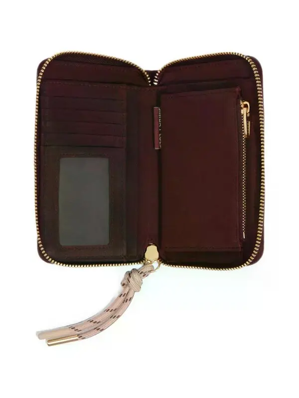 Bimba Y Lola Medium Burgundy Coated Wallet
