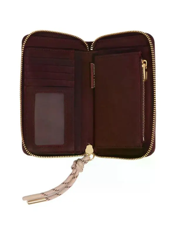 Bimba Y Lola Medium Burgundy Coated Wallet - Red