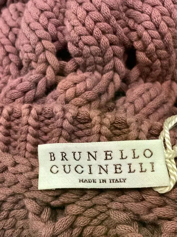 Brunello Cucinelli Open-work Knitted Top