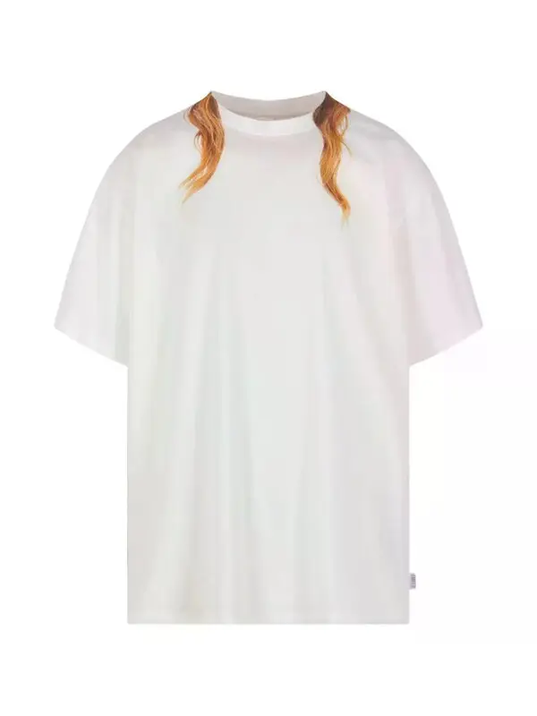 MAISON MARGIELA Hair-print T-shirt - White