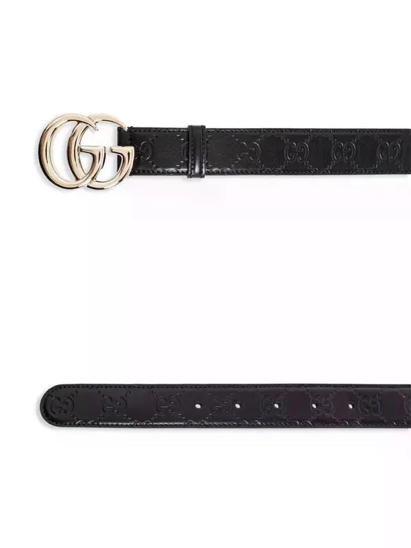 Gucci Gg Marmont Belt - Black