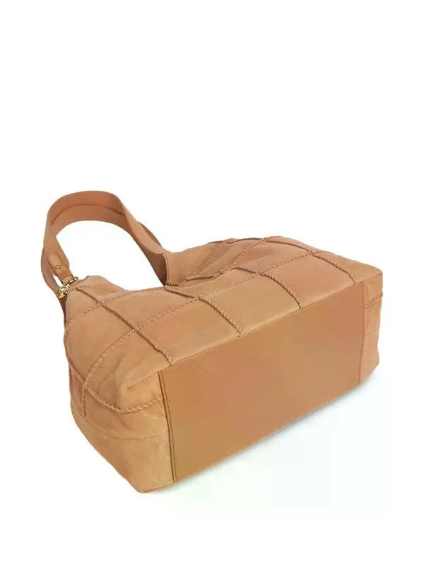 COCCINELLE C-easy Large Quilted Tote Bag - Orange