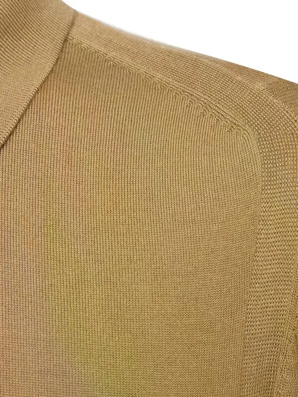 BOSS Long-sleeve Knitted Polo Shirt