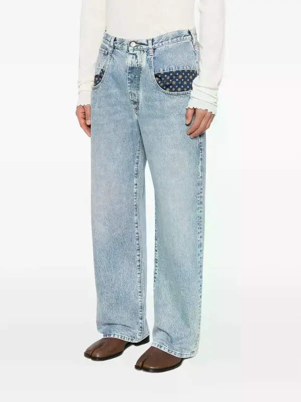 MAISON MARGIELA Paisley-print Insert Jeans