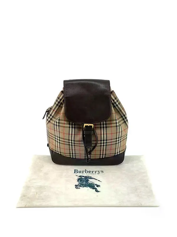 Burberry 2000-2017 Haymarket Check Canvas Backpack