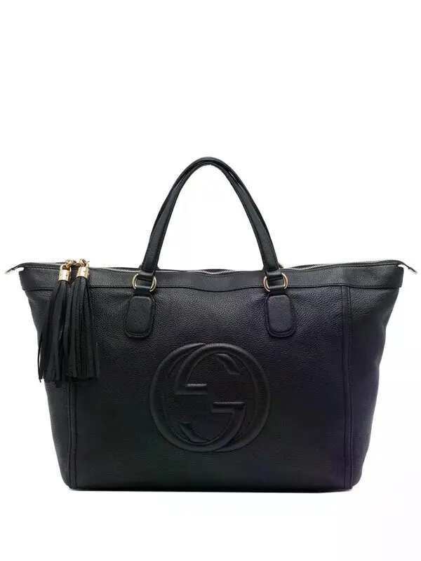 Gucci 2016-2026 Large Calfskin Soho Working Tote Bag