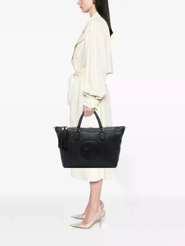 Gucci 2016-2026 Large Calfskin Soho Working Tote Bag