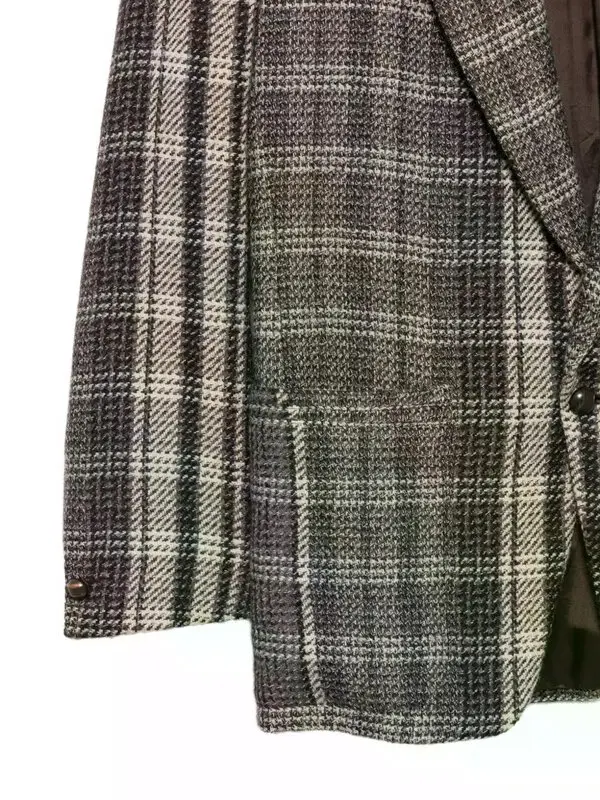 Versace 1980s Check-pattern Blazer
