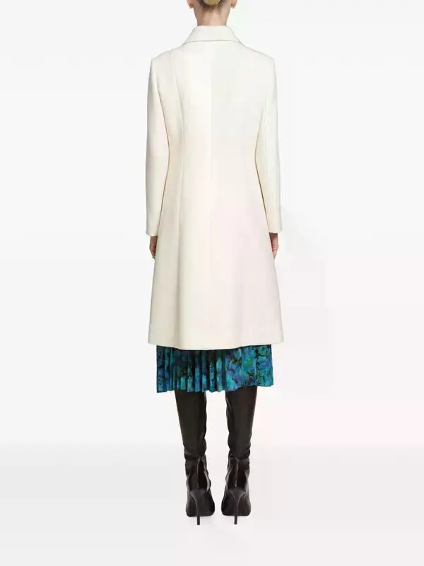 Gucci Double G Wool Coat - White