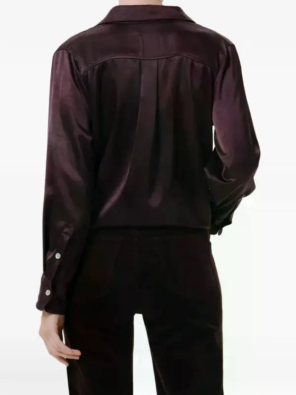 Citizens Of Humanity Tullah Hammered Satin Shirt