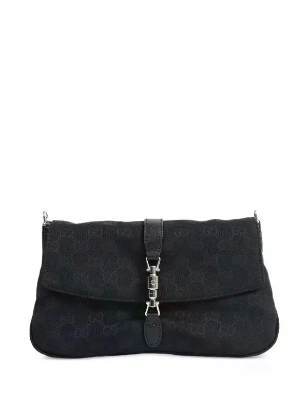 Gucci Small Jackie Gg Supreme Shoulder Bag - Black