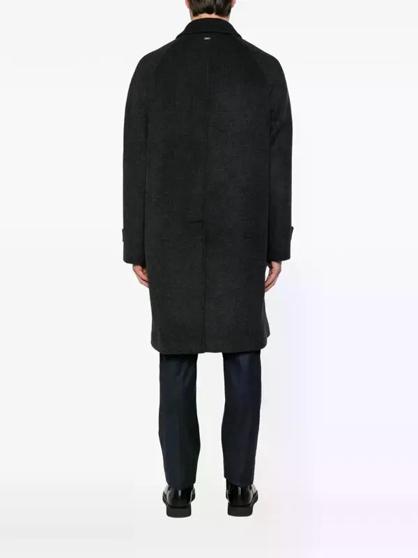 Herno Button-fastening Wool-blend Coat