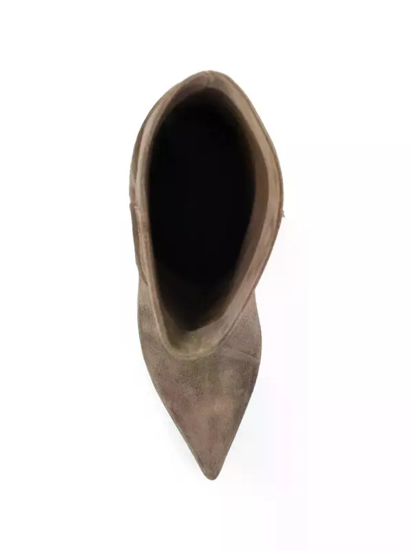 BLACK SUEDE STUDIO Marty 50 Slouchy Ankle Boots - Neutrals