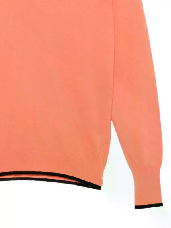 Saint Laurent 1990s Contrast-trim Sweater