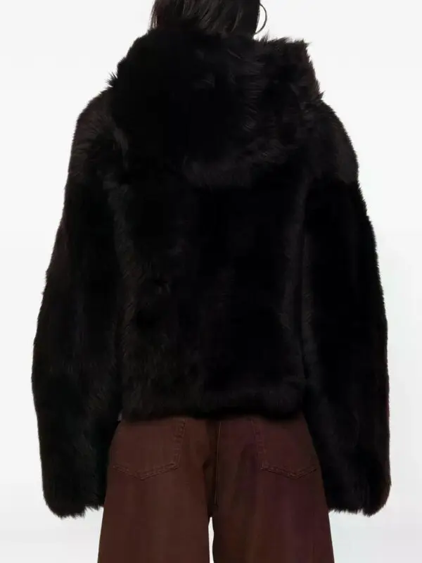 ARMA Hooded Reversible Shearling Coat